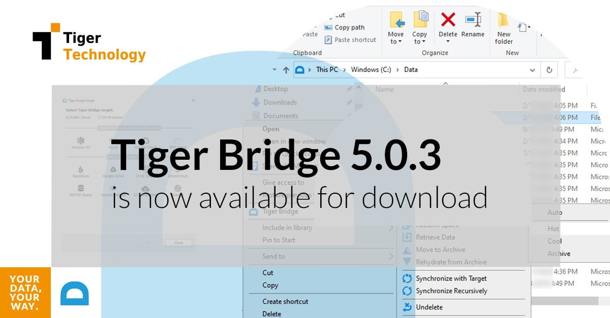 Tiger Bridge 5.0.3 Introduces Exciting New Features, Resolves Known Issues