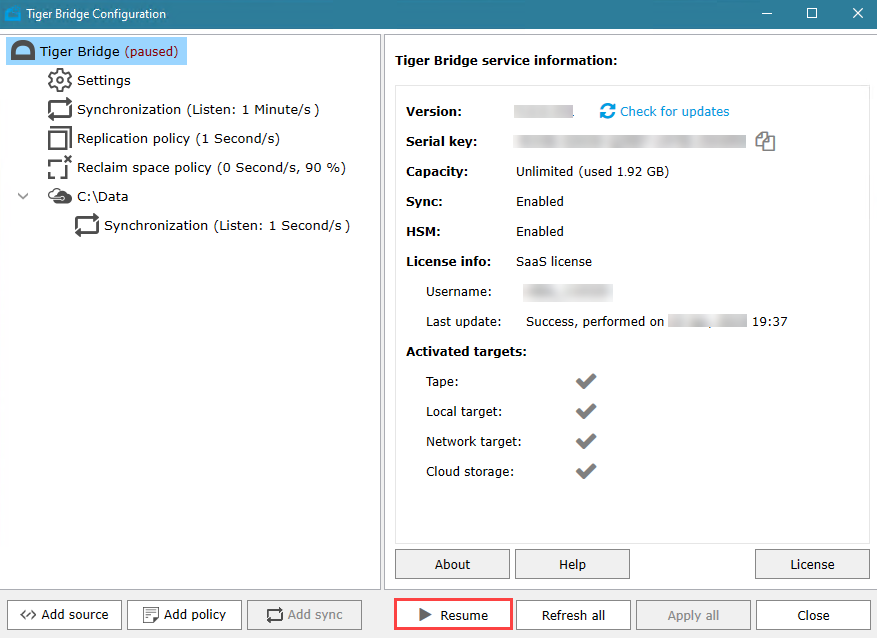 Multi-site Data Synchronization with Tiger Bridge and the Cloud