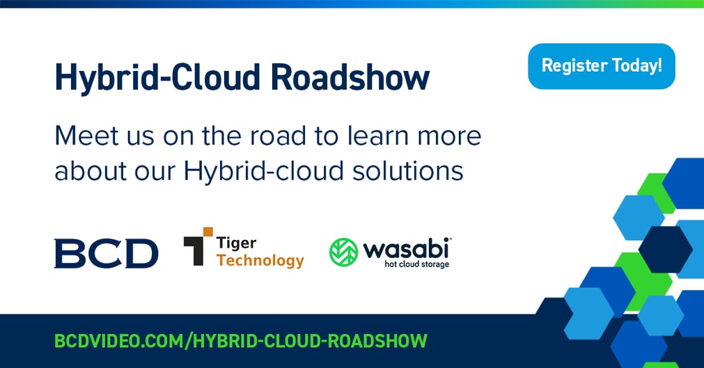 BCD, Tiger Technology & Wasabi Announce Hybrid Cloud Roadshow