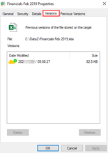 Continuous Data Protection with File Versioning
